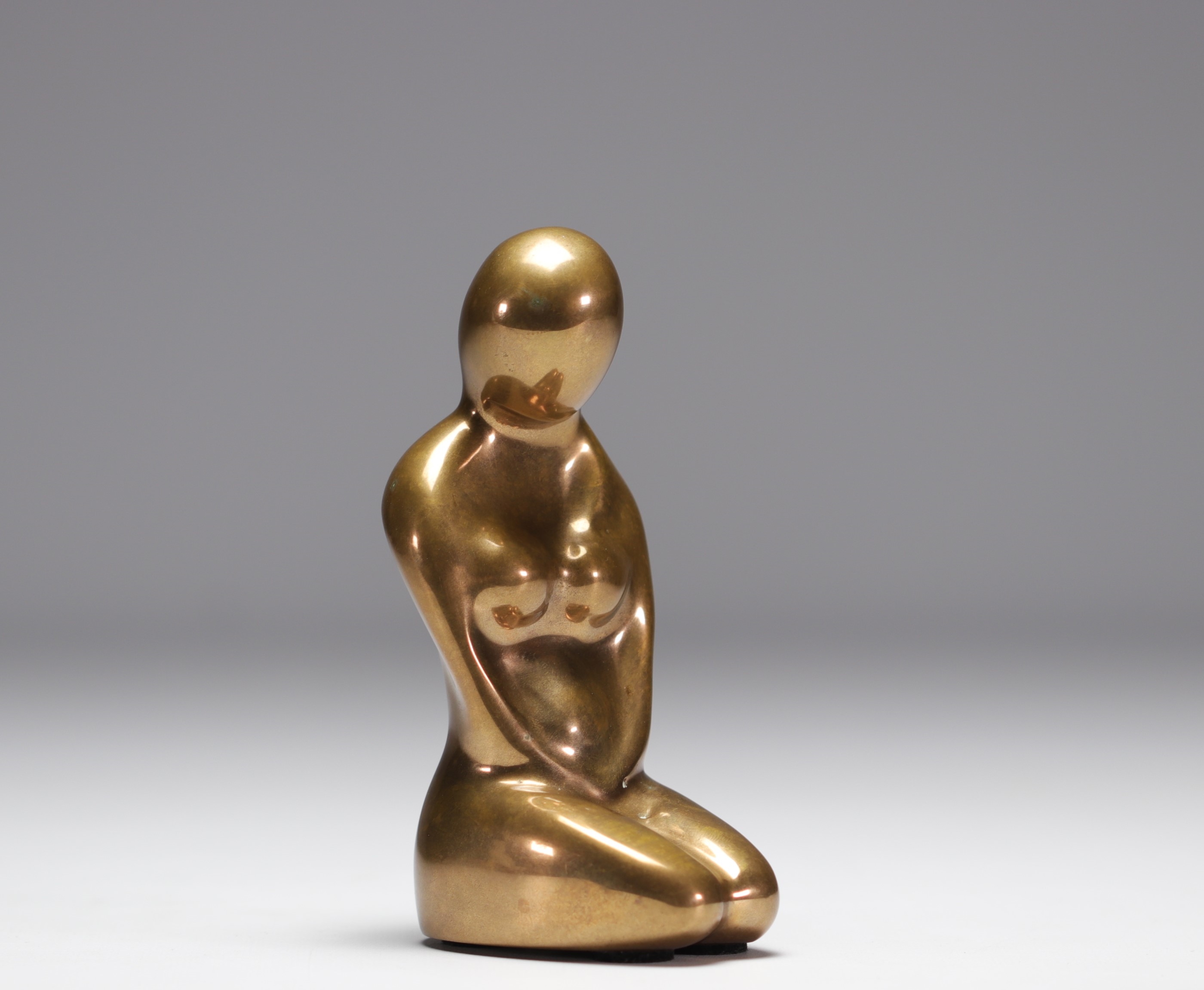 Louis Tanari | Louis TANARI (1940- ) ‘Kneeling Woman’ Bronze sculpture ...
