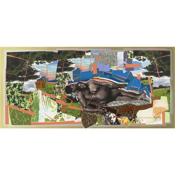 Mickalene Thomas | Sleep: Deux femmes noires (2013) | MutualArt