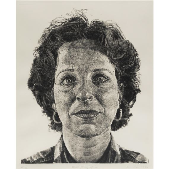Chuck Close | GEORGIA (1984) | MutualArt