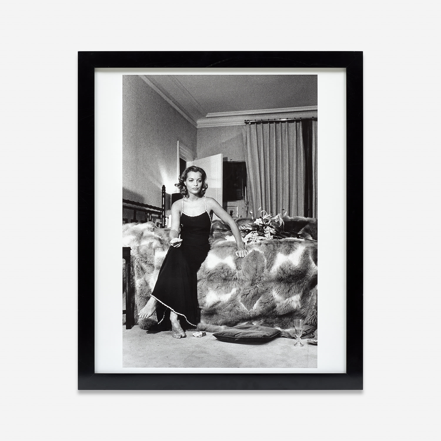 Helmut Newton | Romy Schneider at Home Paris (1974 - 1990) | MutualArt