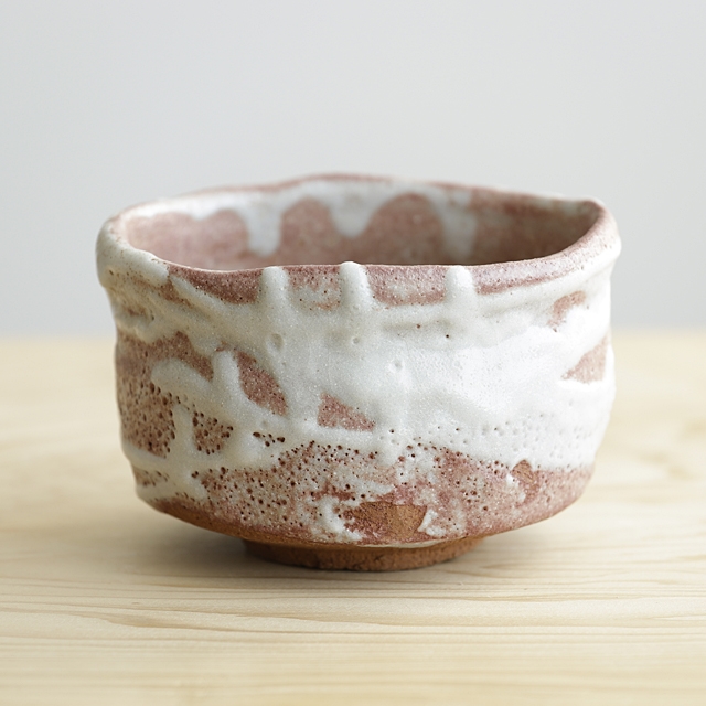 Saji Kotaro | Shino tea bowl (a set of 2 | MutualArt