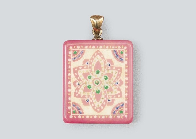 Fumiyuki Yoshida | Ivory bachiru cuffs with Shosoin traditional design ...