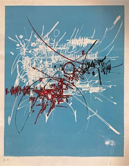 Georges Mathieu | Composition in black | MutualArt