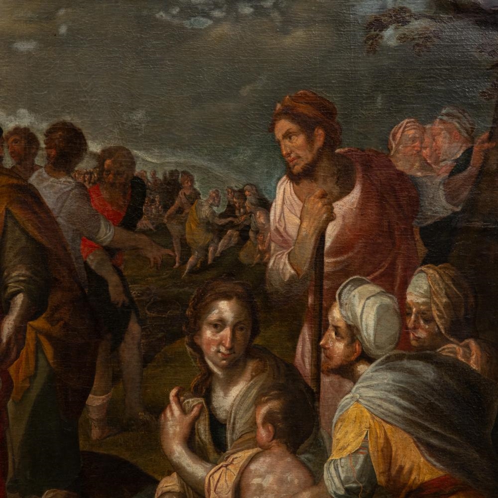 Jacob de Backer | The Miracle of the Loaves and Fish | MutualArt