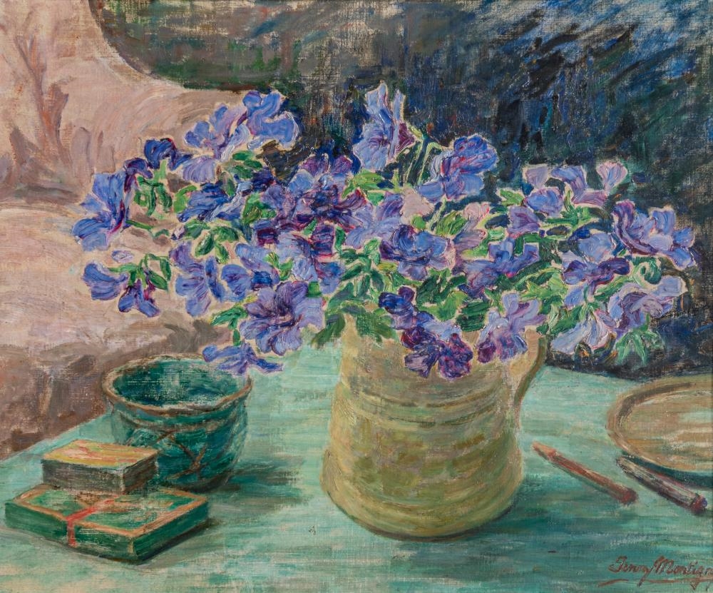 Jenny Montigny | In the flower garden | MutualArt