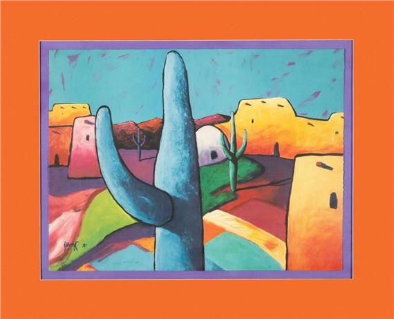 Downé Burns | Pair of Lithographs: Sentinels + Three Wishes Adobe ...