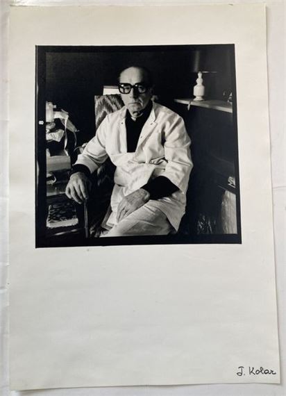 Marc Trivier | Portrait de Jirí Kolár (1914-2002) (1980) | MutualArt