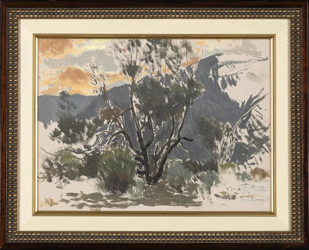 James Swinnerton | Pair of Field Sketches: A Desert Corner + Coming ...