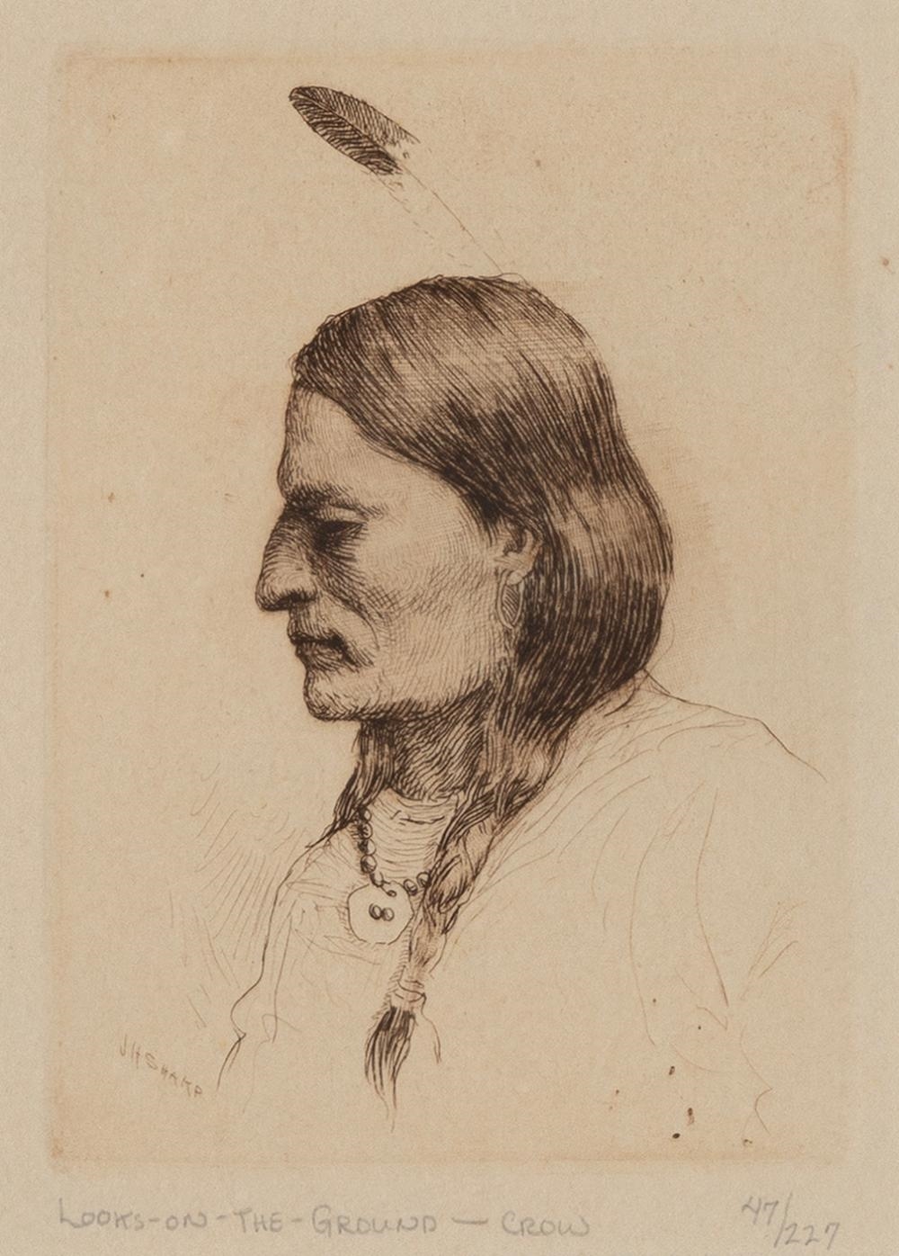 Joseph Henry Sharp | Hawk Shield | MutualArt