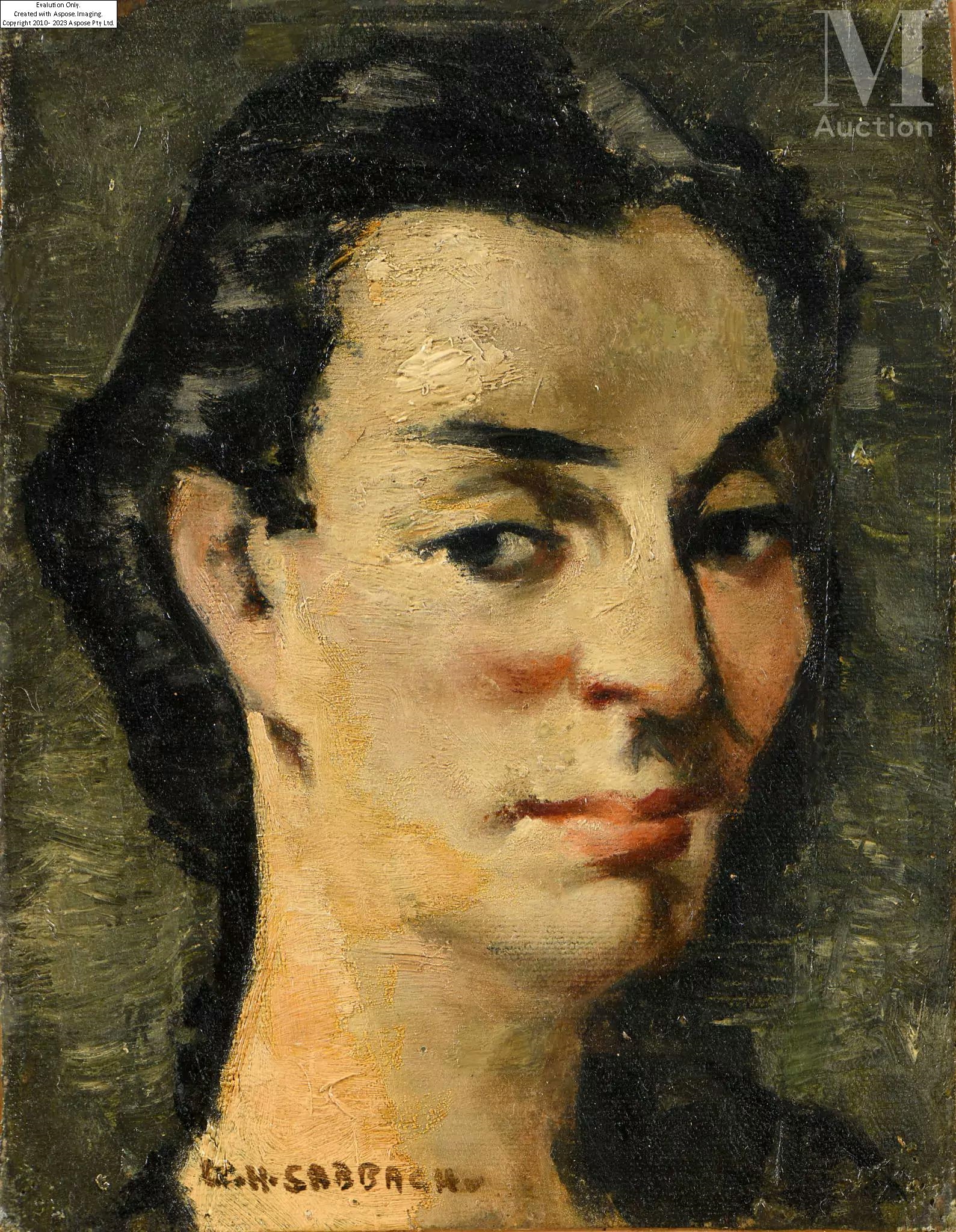 Georges Hanna Sabbagh | Portrait de femme | MutualArt
