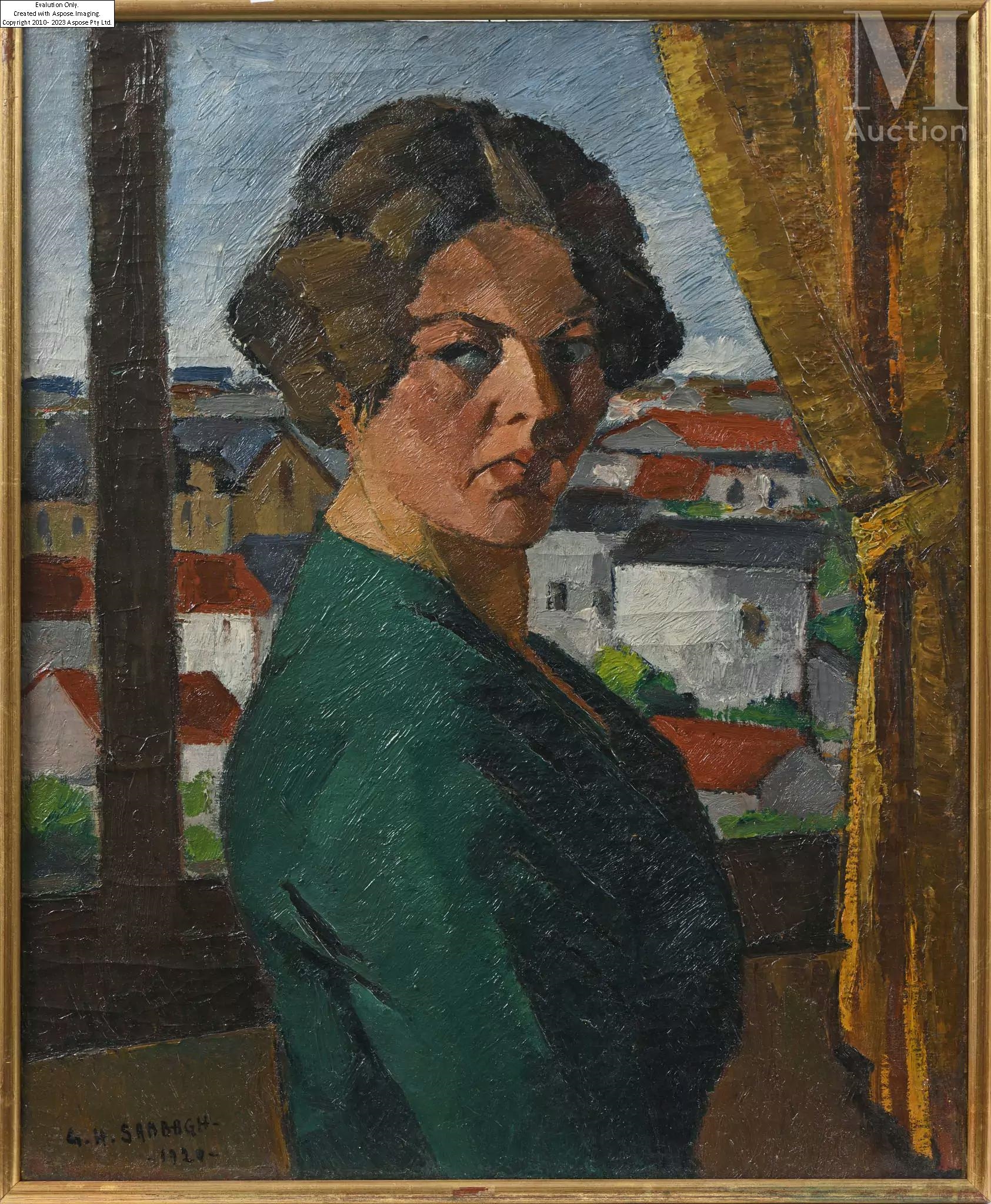 Georges Hanna Sabbagh | Fille de Paris (1920) | MutualArt