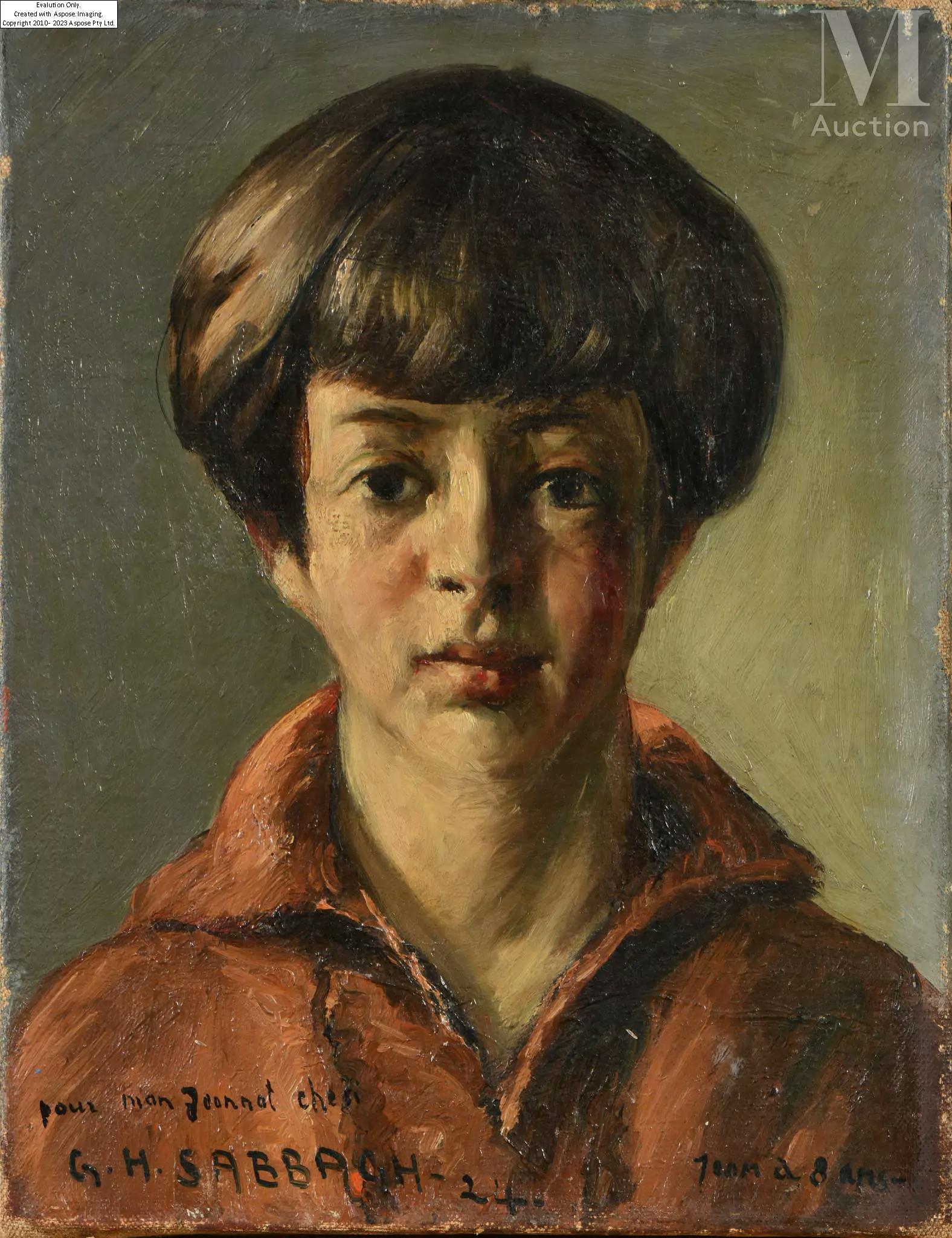 Georges Hanna Sabbagh | Jean à 8 ans (1924) | MutualArt