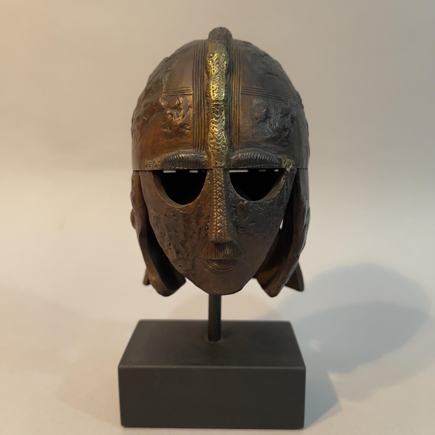 Peter Lyell | replica of the Sutton Hoo helmet | MutualArt
