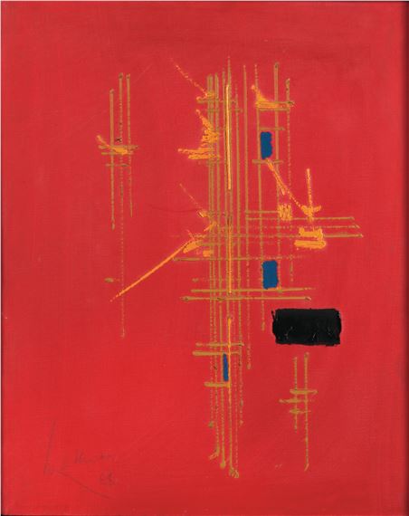 Georges Mathieu | LE DUC CHARLES EPOUSE LA DUCHESSE DE BOURGOGNE (1957 ...