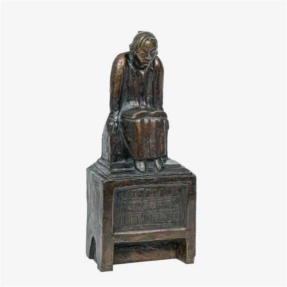 Ernst Barlach | A Reading Monastery Pupil (1930) | MutualArt