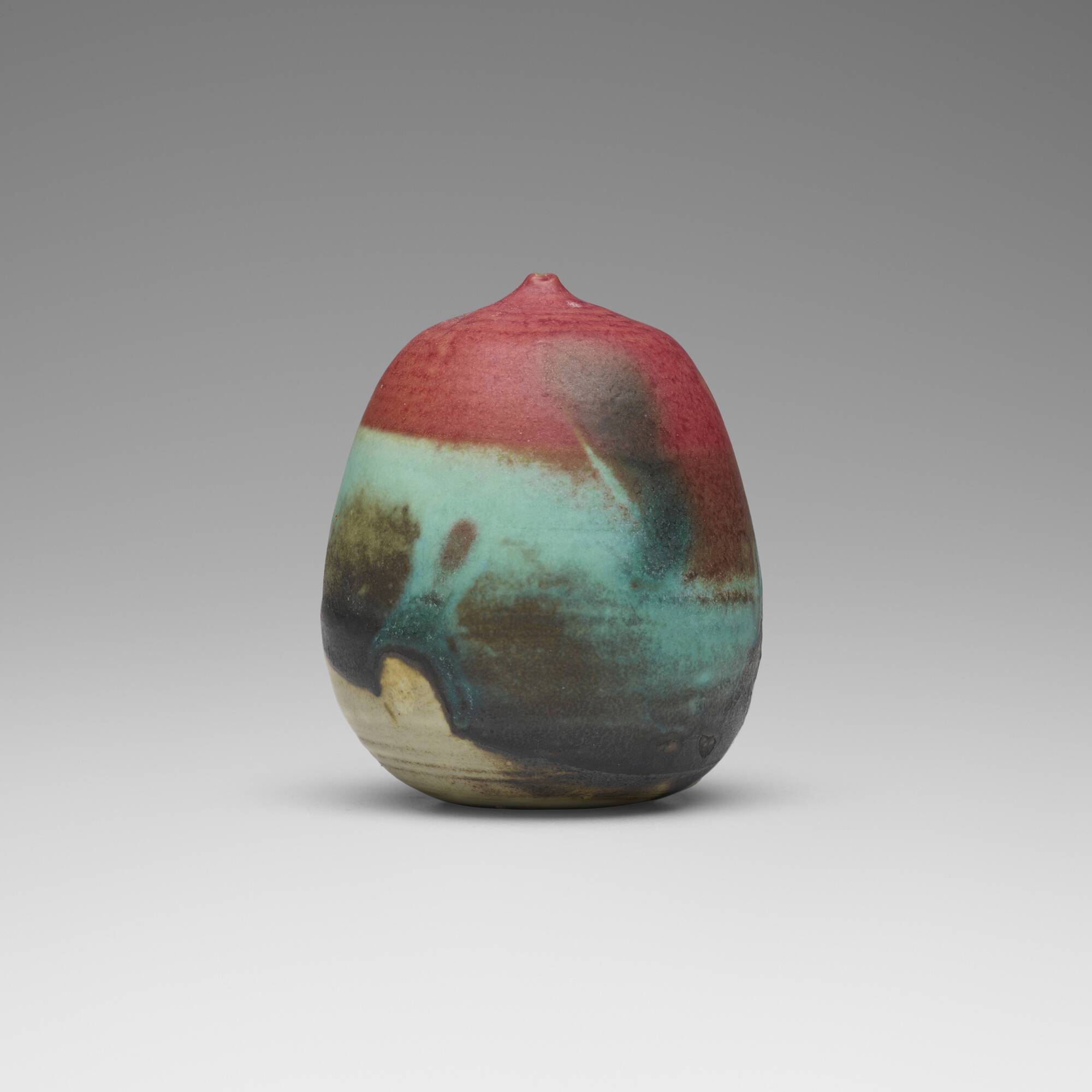 Toshiko Takaezu | Ocean Edge (with rattle) (Circa 1995) | MutualArt