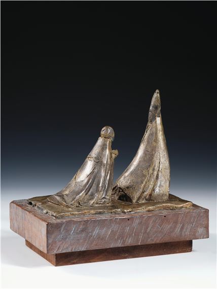 Giacomo Manzù | Il Vescovo e il Cardinale in preghiera | MutualArt