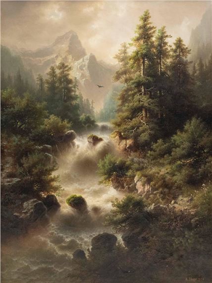 Albert Rieger | Woodland Mill | MutualArt