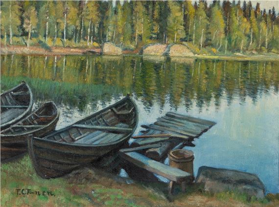 Toivo Gideon Tuhkanen | Shore landscape | MutualArt