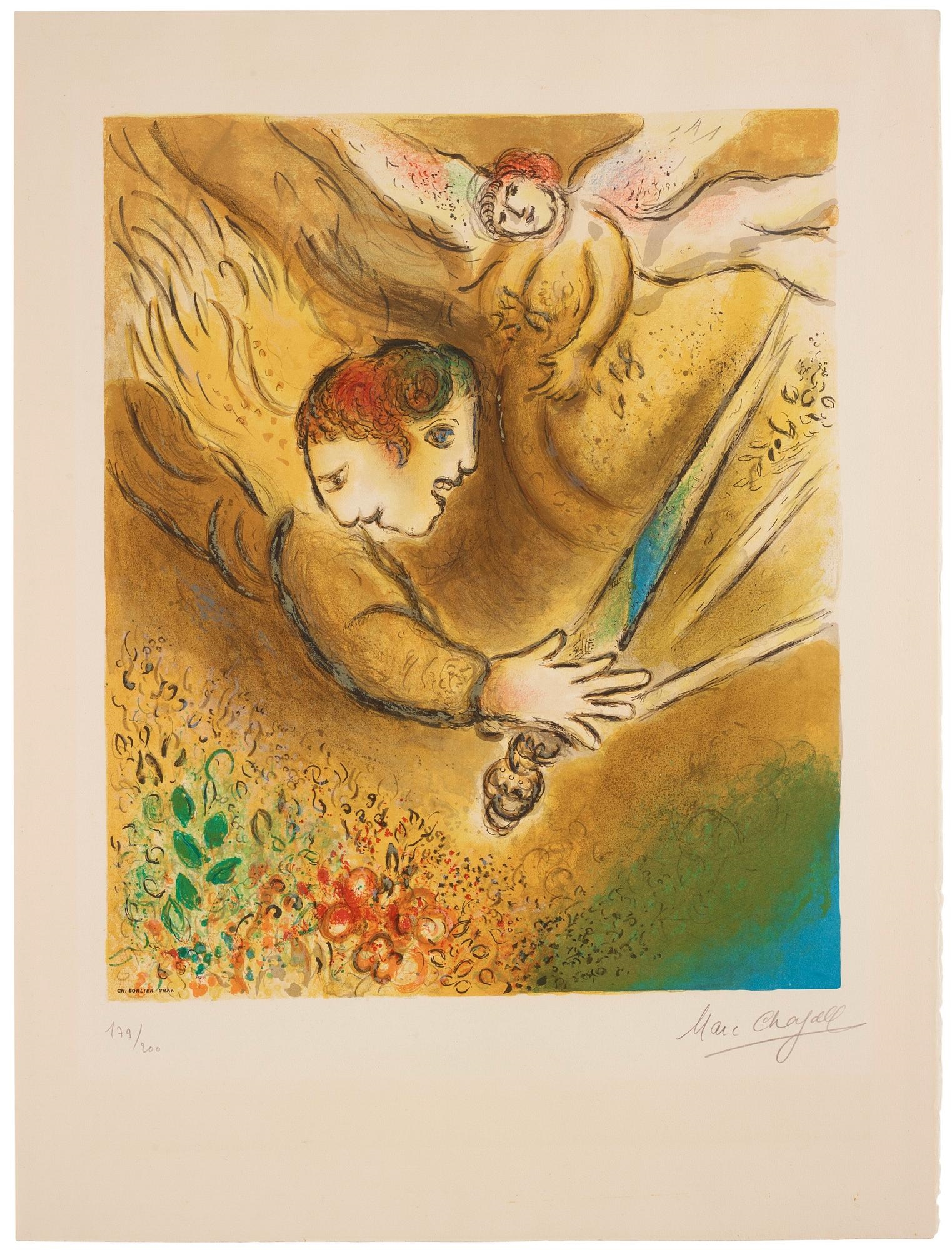 Marc Chagall | LE PAYSAN AU PUITS (1952) | MutualArt