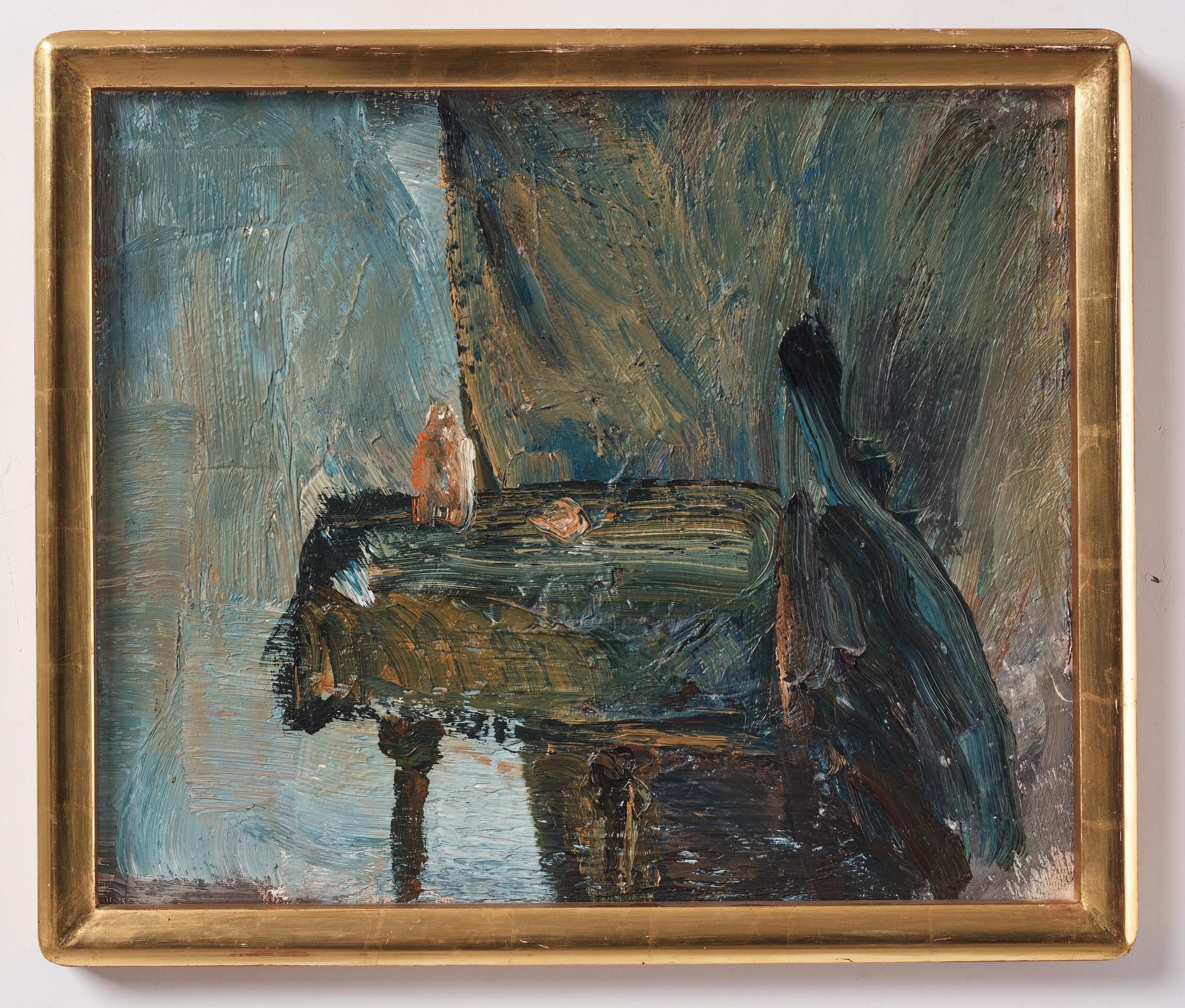 Evert Lundquist | Still Life with Bottle on Table | MutualArt