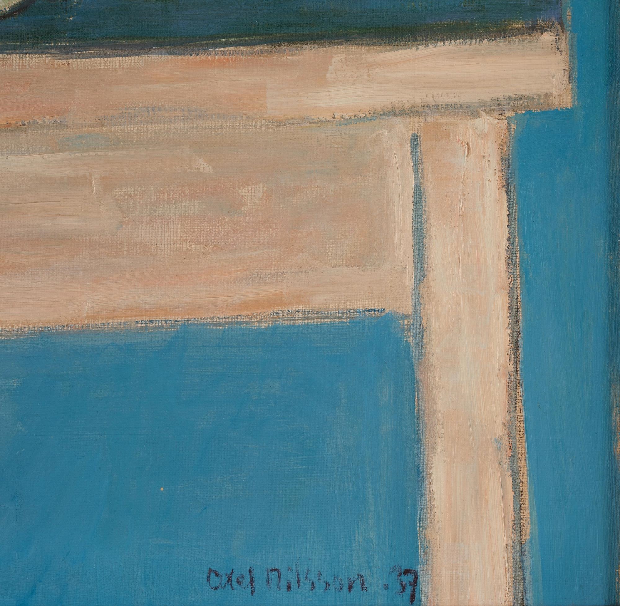 Axel Nilsson | Still Life with Red Peonies (1937) | MutualArt