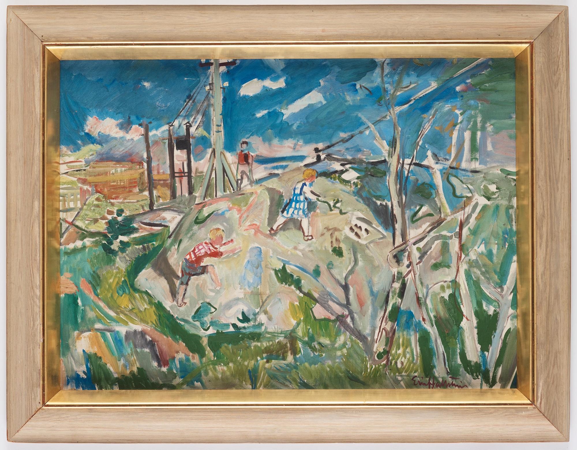 Eric Hallström | Children on the Mountain | MutualArt