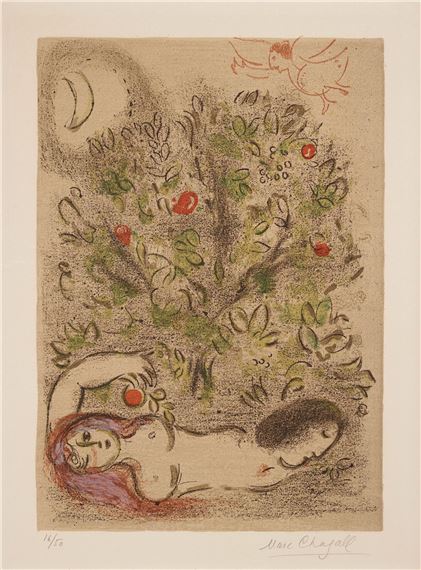 Marc Chagall | Paradis, from: Bible (1960) | MutualArt