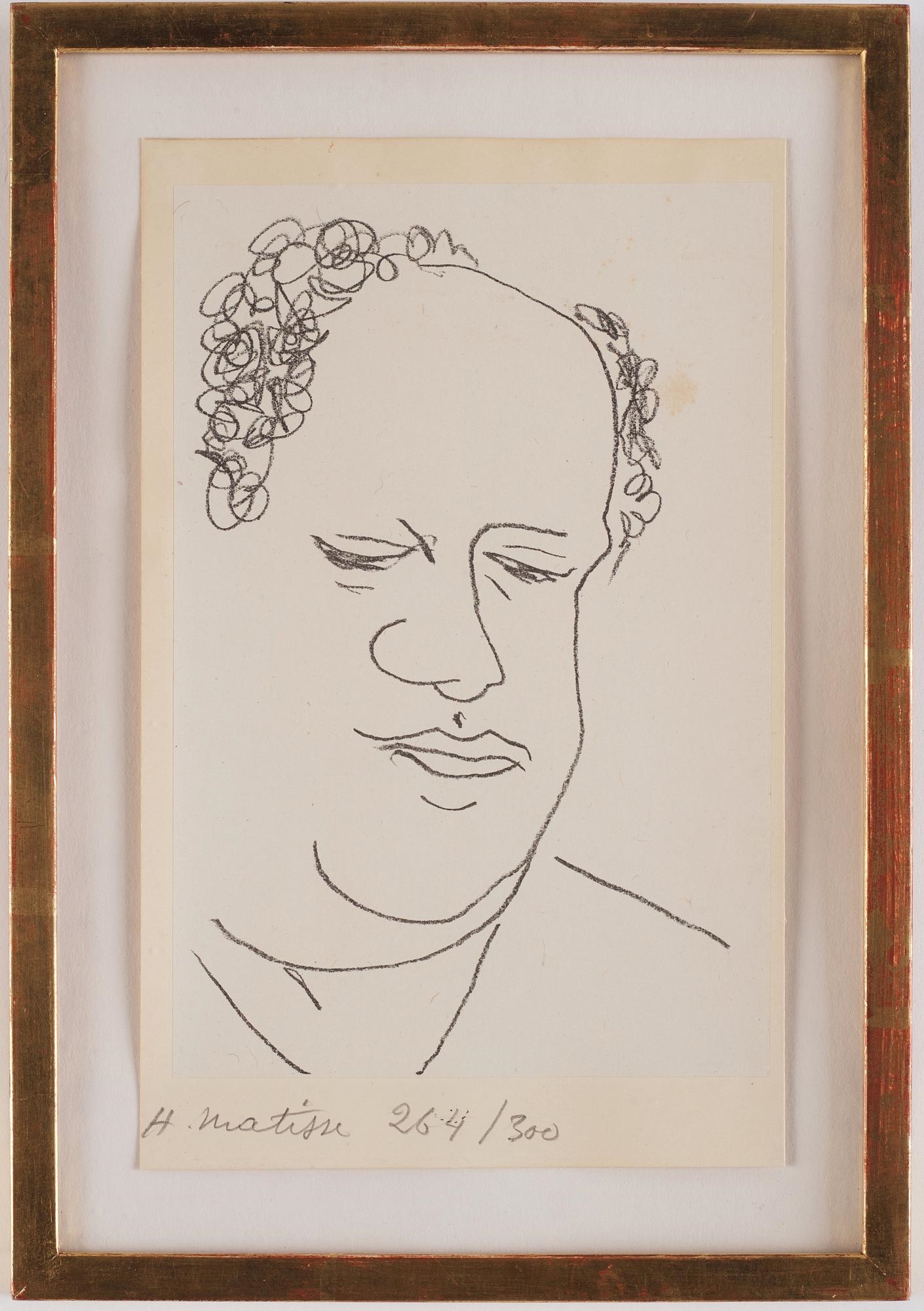 Henri Matisse | Portrait de René Leriche (1949) | MutualArt