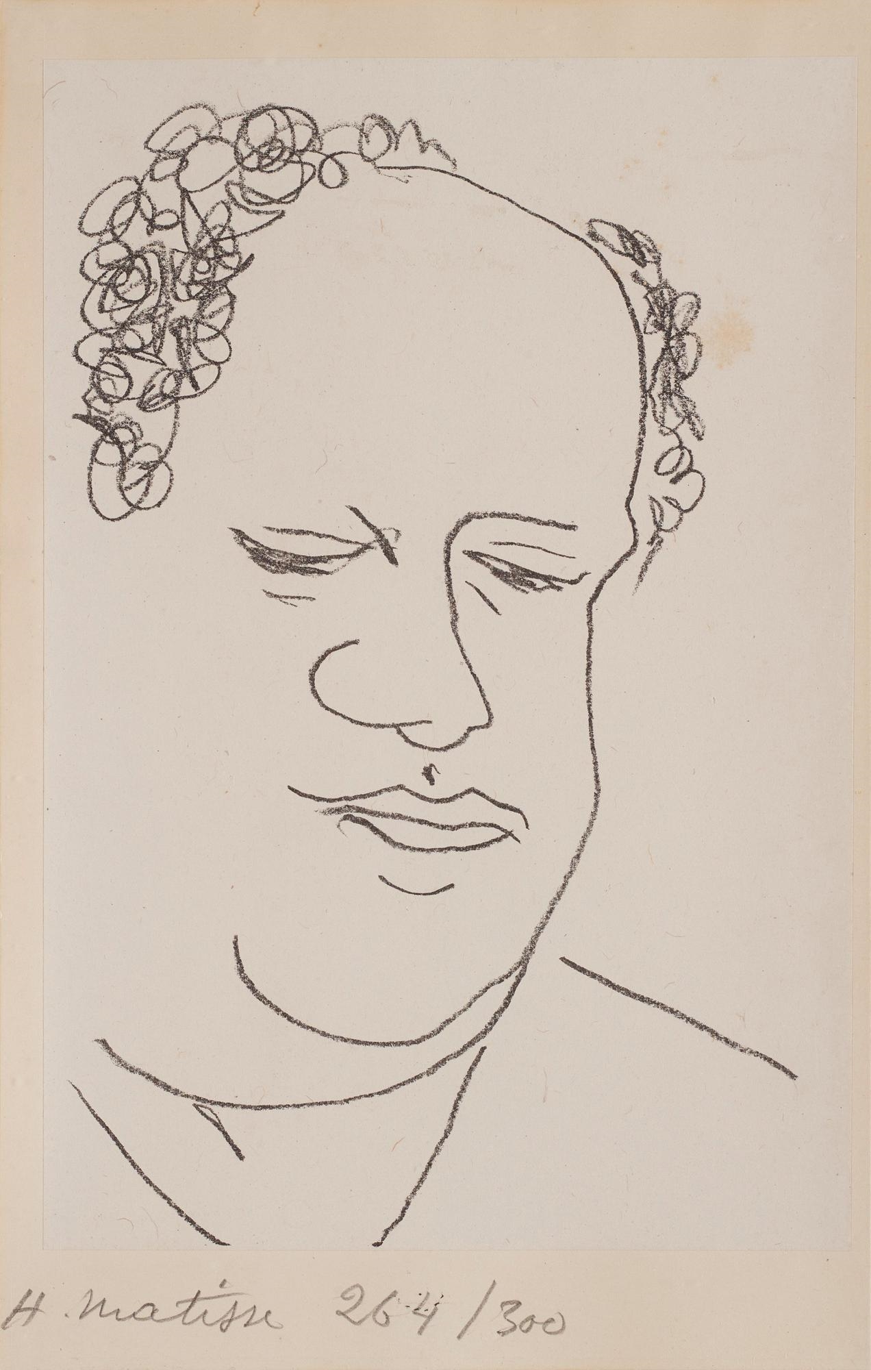 Matisse Henri | Portrait de René Leriche (1949) | Compare similar ...