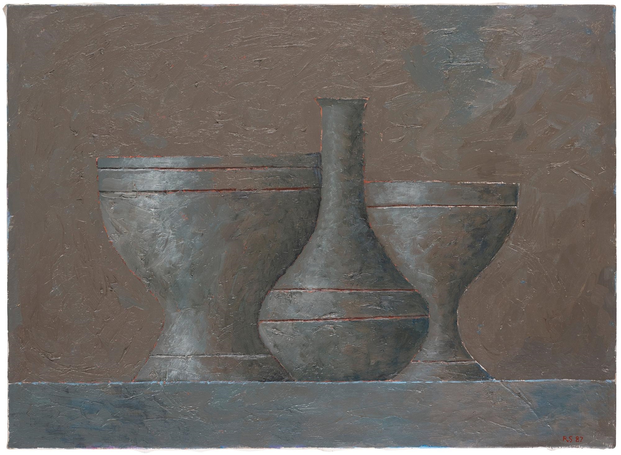 Philip von Schantz | Still life with green peas (1989) | MutualArt