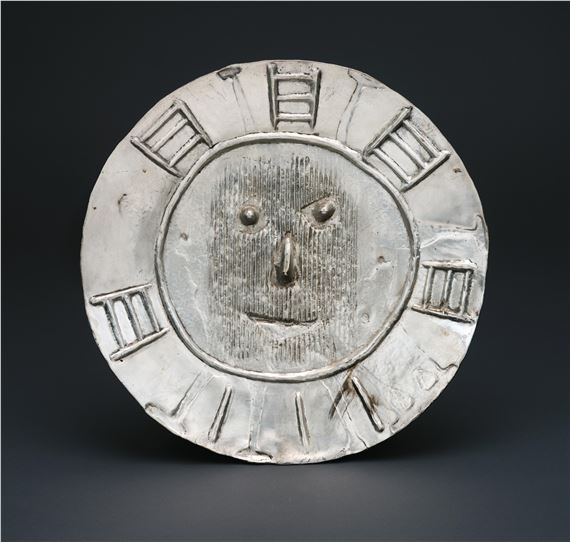Pablo Picasso | Face on corrugated cardboard (1956) | MutualArt