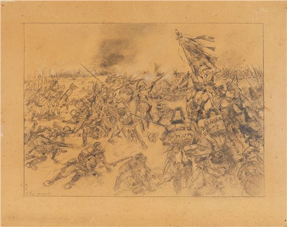 Fritz Neumann | Schlacht von Aspern bei Wien (1809) | MutualArt