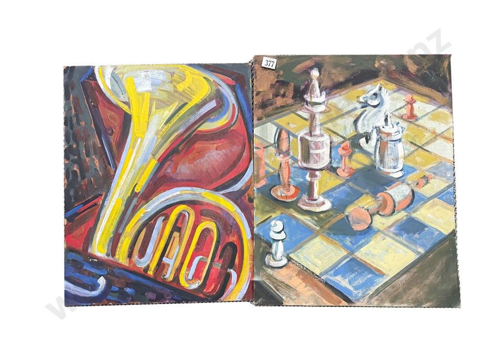William Main | William Main (1934 - 2023) - Two Artworks (unframed ...