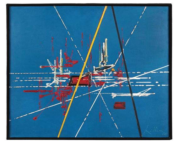 Georges Mathieu | LE DUC CHARLES EPOUSE LA DUCHESSE DE BOURGOGNE (1957 ...