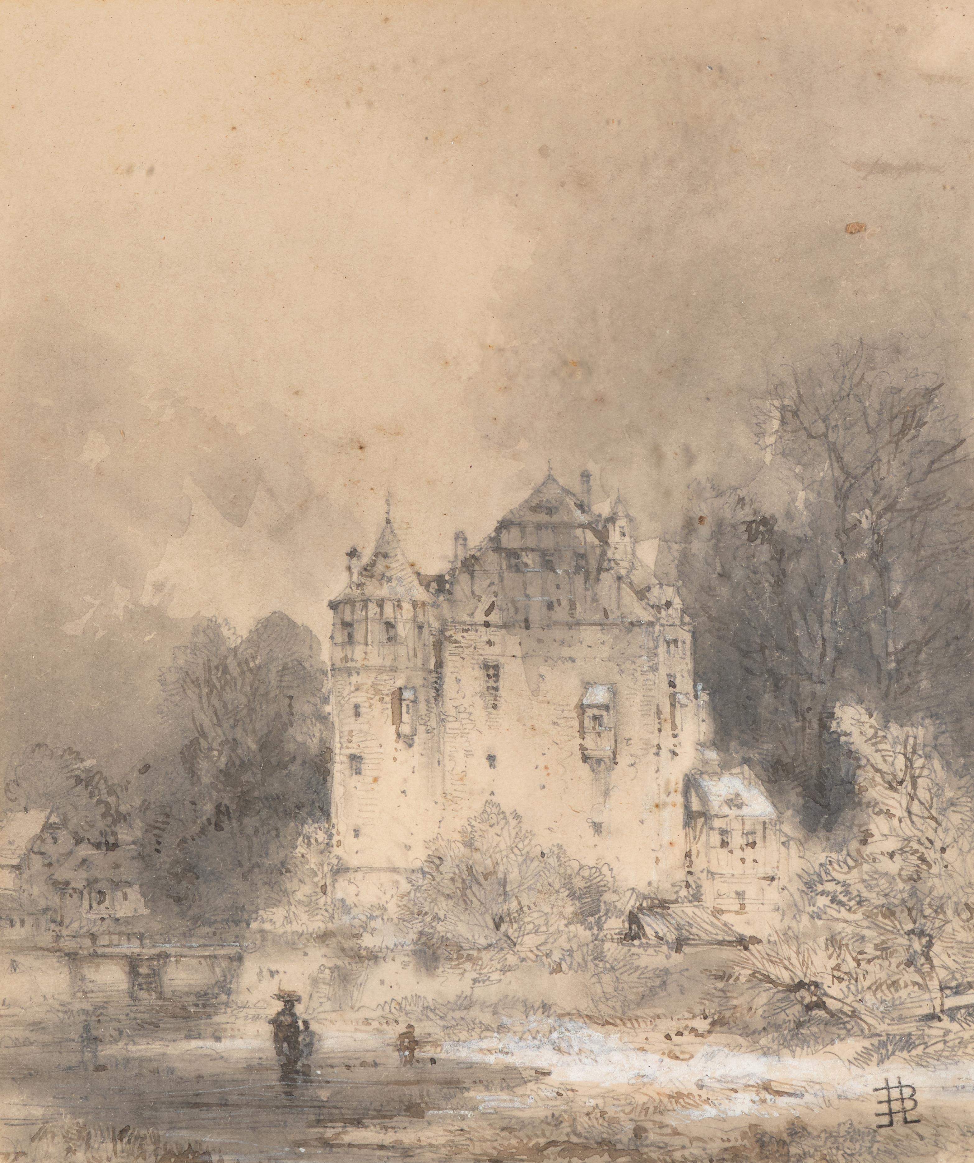 Theodor Verhas | Ansicht von Schloss Bürresheim | MutualArt