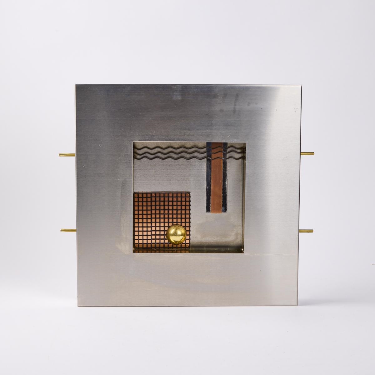 Curtis Jeré | A Curtis Jere Mixed Metals Wall Sculpture | MutualArt