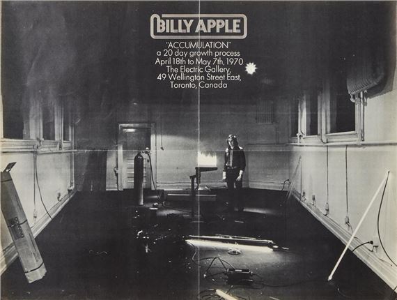 Billy Apple | Accumulation (The Electric Gallery, Toronto (1970 ...