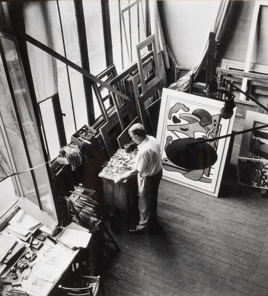 Willy Maywald | Fernand Léger's studio (Circa 1970) | MutualArt