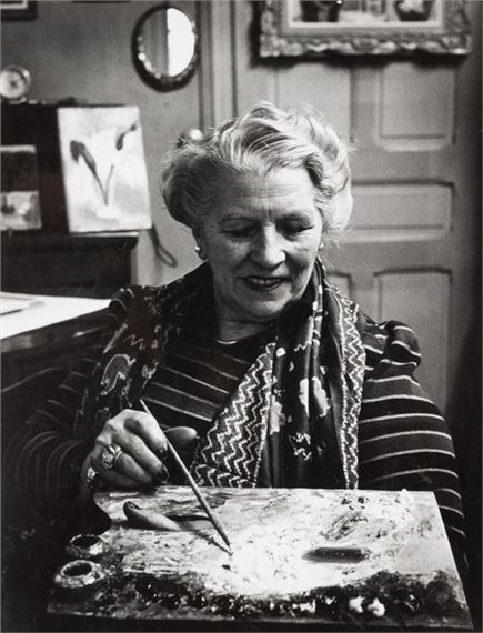 Willy Maywald | Lucie Valore (Utrillo's wife) (Circa 1970) | MutualArt