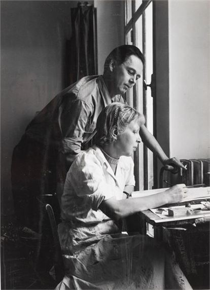 Willy Maywald | Victor Vasarely and his wife (Circa 1970) | MutualArt