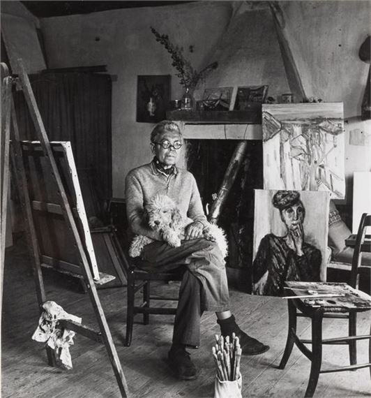 Willy Maywald | Painter Gilmont in his studio (Circa 1970) | MutualArt
