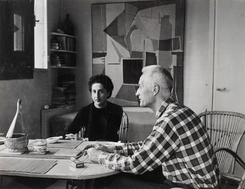 Willy Maywald | Bram Van Velde and his wife Liesel (Circa 1970) | MutualArt