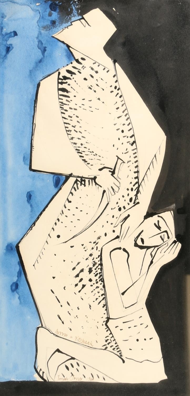 Jonah Jones | Abraham and Isaac (Sketch for Hornton Stone Carving ...