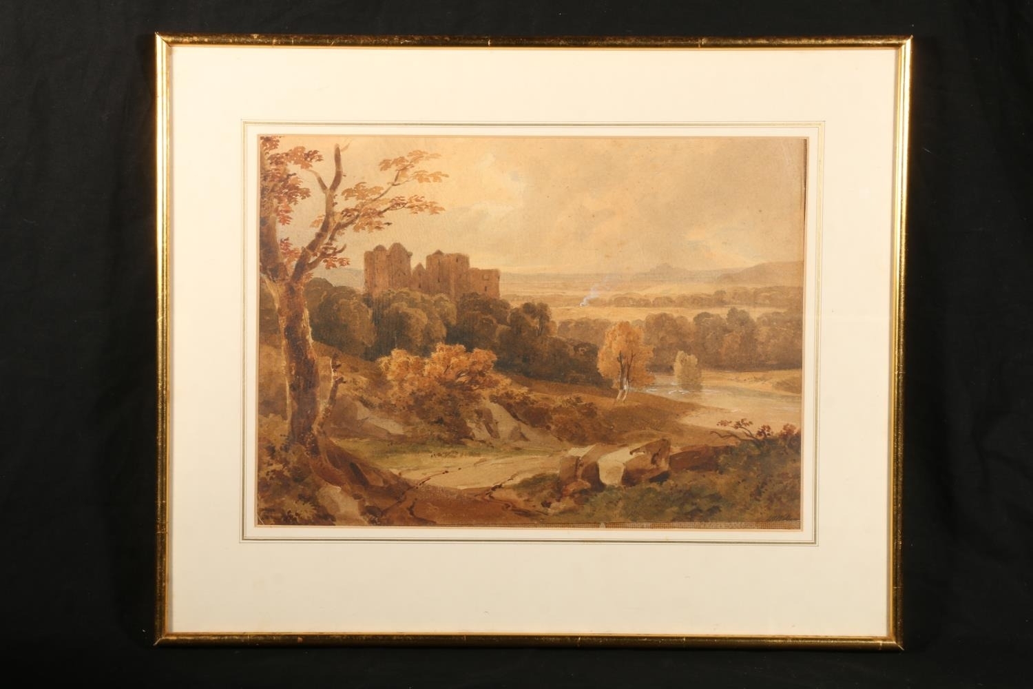 William Wallace | castle on a river bend | MutualArt