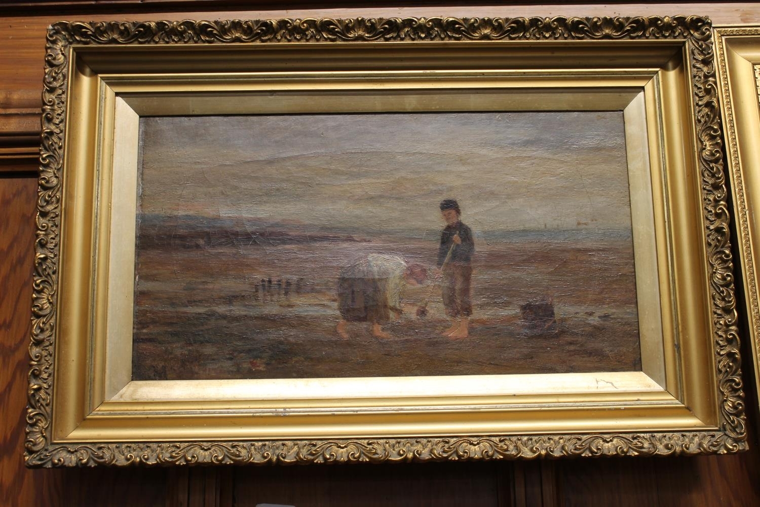 James May | figures gathering bait on a beach | MutualArt