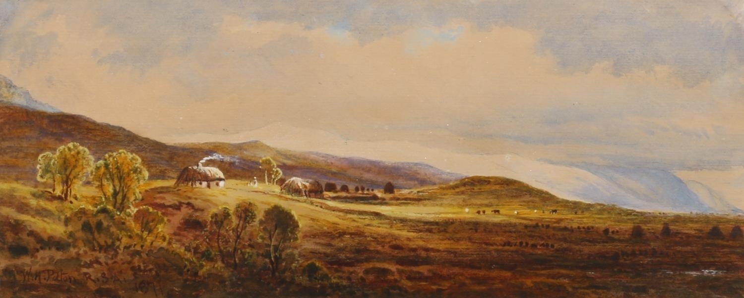 Waller Hugh Paton | A brook with cattle in the distance | MutualArt