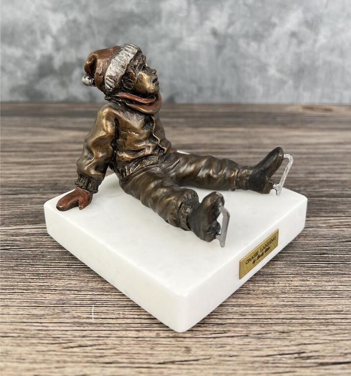 Becky Eiker | Becky Eiker Crash Landing Bronze (1999) | MutualArt