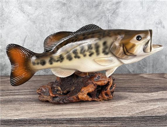 Robert Berry | Bob Berry Big Sky Carvers Montana Carved Bass | MutualArt