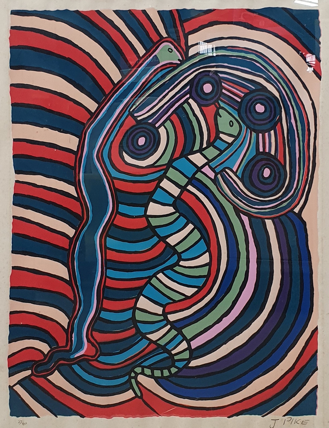 Jimmy Pike | untitled (Two Snakes) | MutualArt